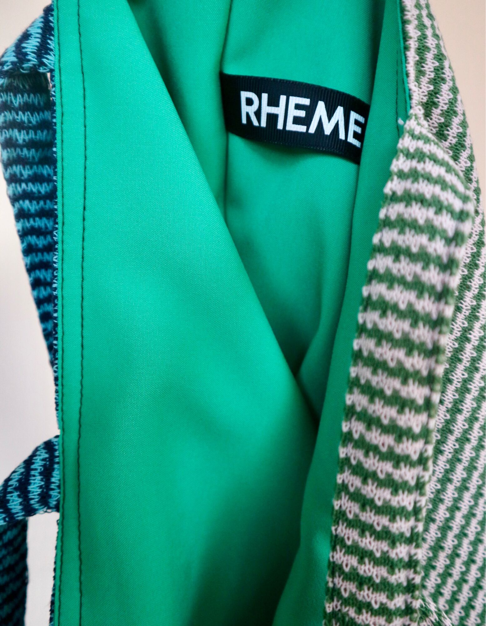 RHEME (GREEN) Forrest and Ocean : Tailored Knit Tote - RHEME - ThaiPick