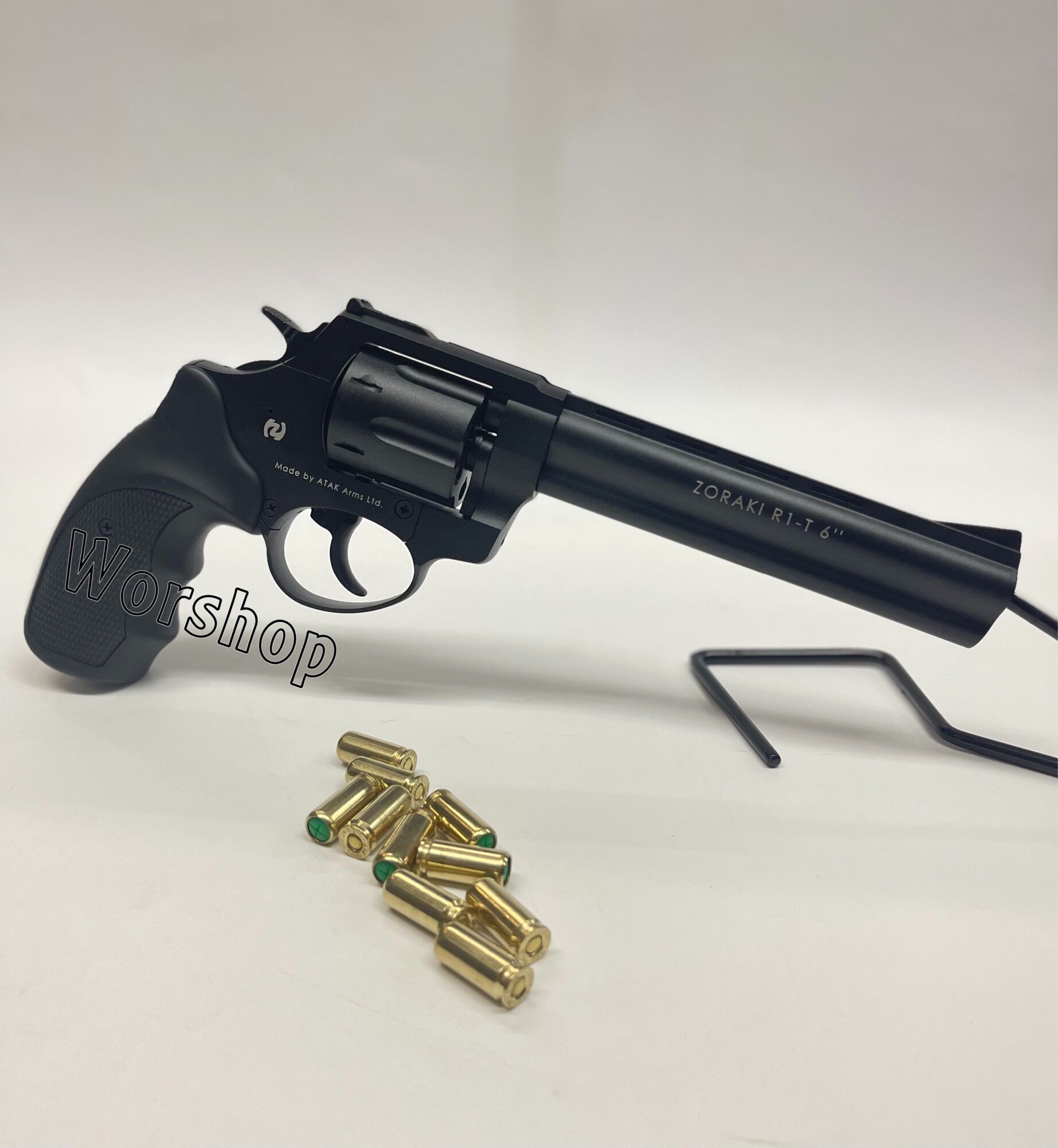 Blank Zoraki R1-T”6 นิ้ว สีดำ 9mm P.A.K. เหมาะสำหรับถ่ายทำภาพยนตร์ สะสม ...