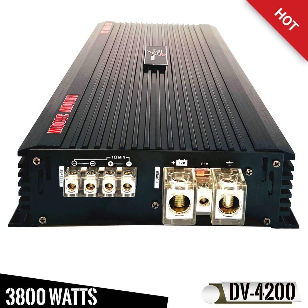 [ ลดพิเศษ ]พาวเวอร์แอมป์รถยนต์ DZ POWER รุ่นDV-4200 สุดยอดพาวเวอร์แอมป์ขับลำโพงเสียงกลาง-ซับได้ ...