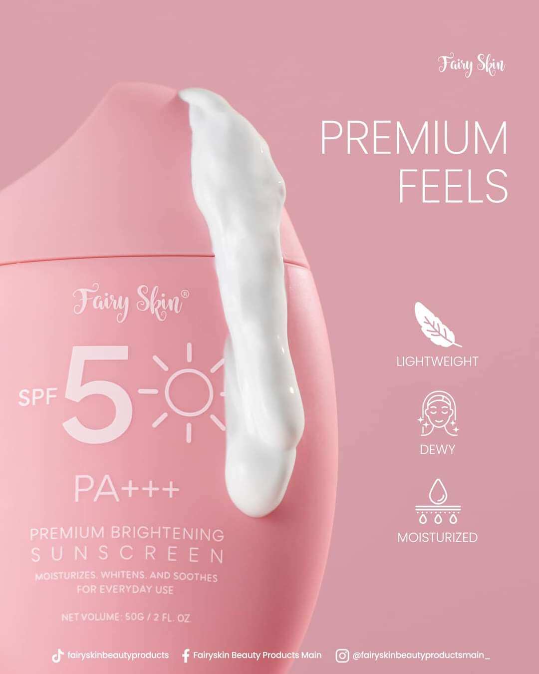 Fairy Skin Premium Sunscreen 50g | Lazada.co.th