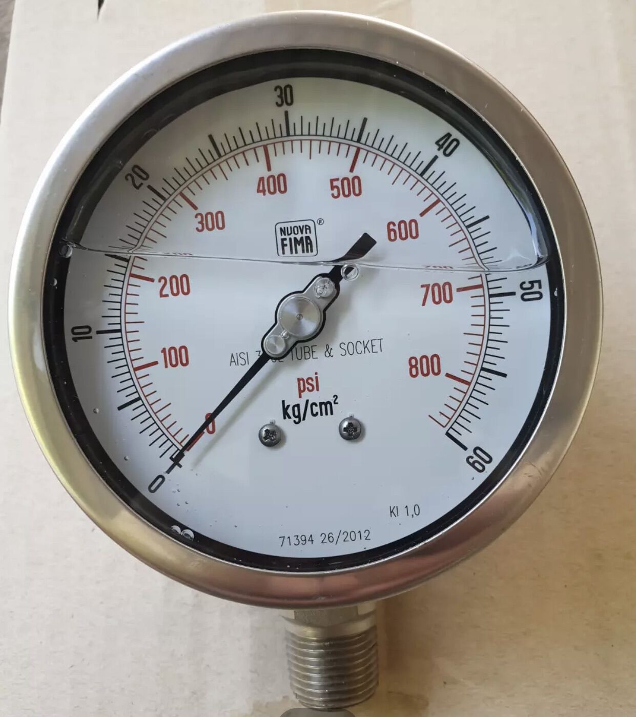 Nuova Fima Pressure Gauge Accuracy at Ida Barrera blog