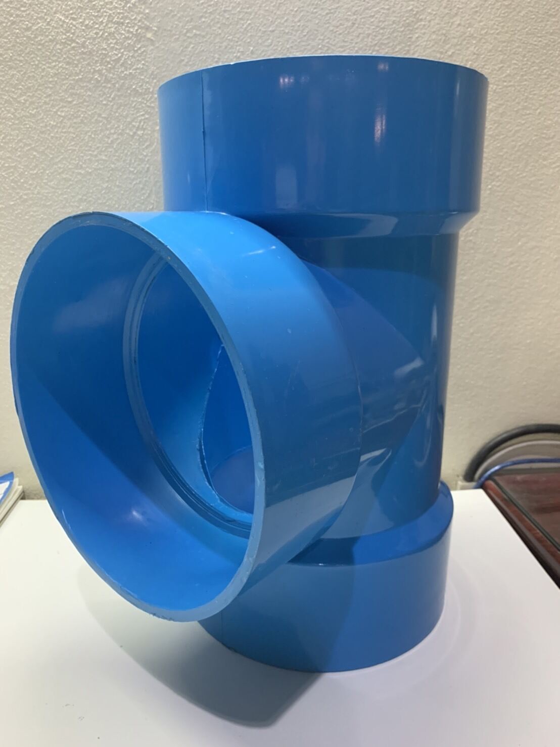 สามทาง สามทางท่อพีวีซี ข้อต่อสามทาง สามทางPVC ขนาด 6 นิ้ว แบบบาง ...
