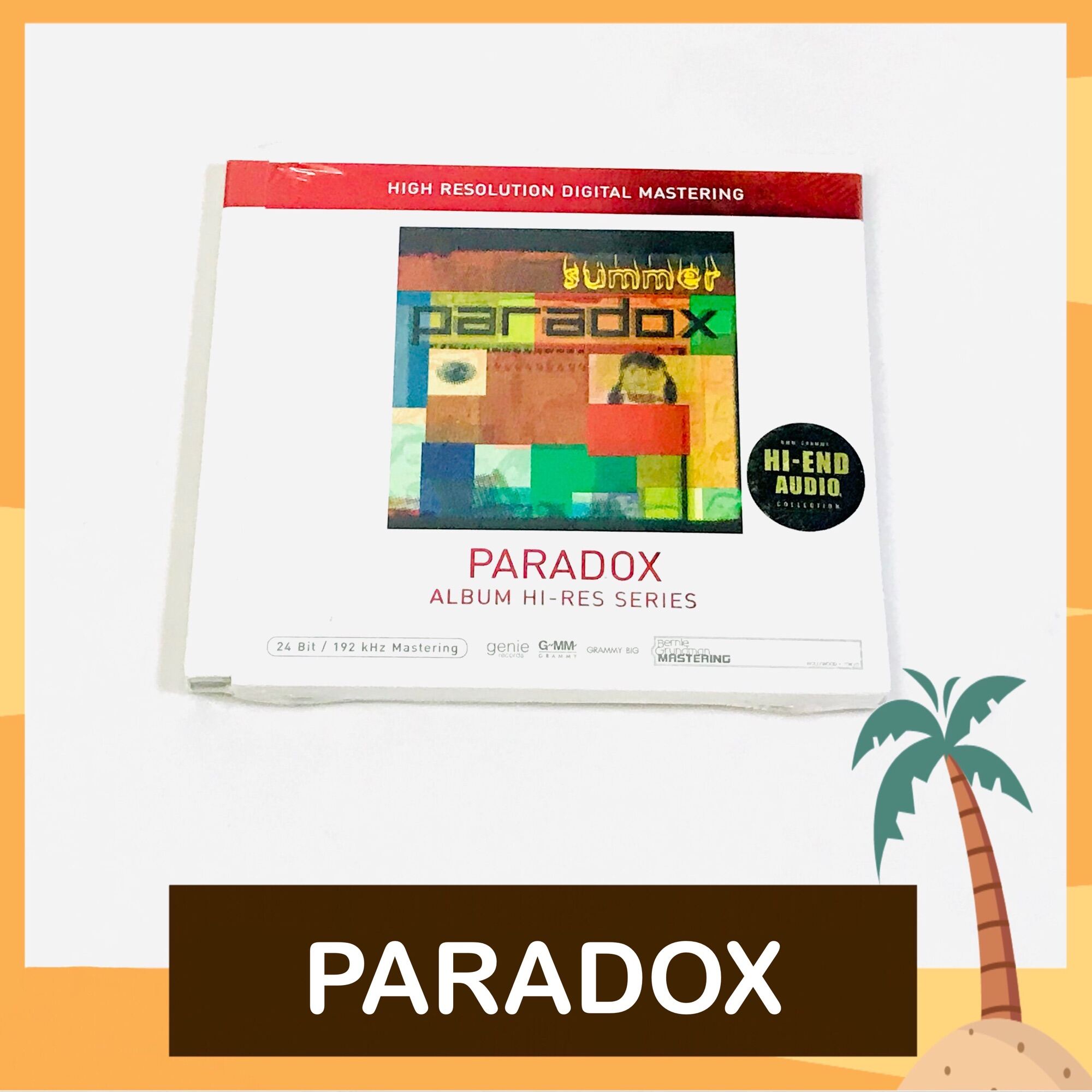 CD Paradox อัลบั้ม Summer มือ 1 High Resolution Digital Mastering ...