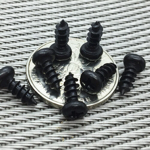 M1.4M1.7M2M2.3M2.6M3M4M5สีดำหัวกลมกากบาทน๊อตขนาดเล็กดิจิทัลจานตนเองแตะ ...