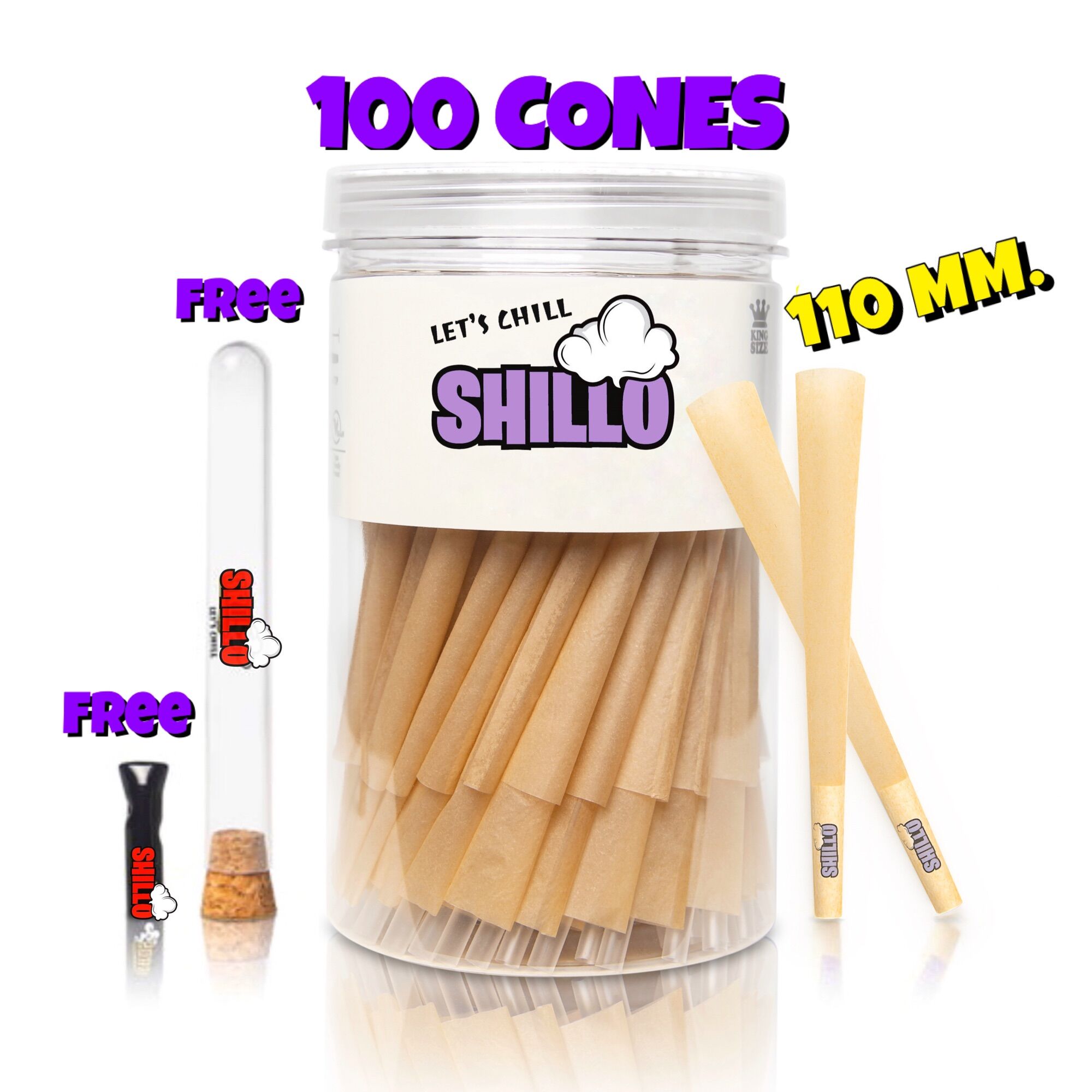 Ready to ship Pre Rolled brown Size 78 110 mm 50 cones - Sabaiarerom ...