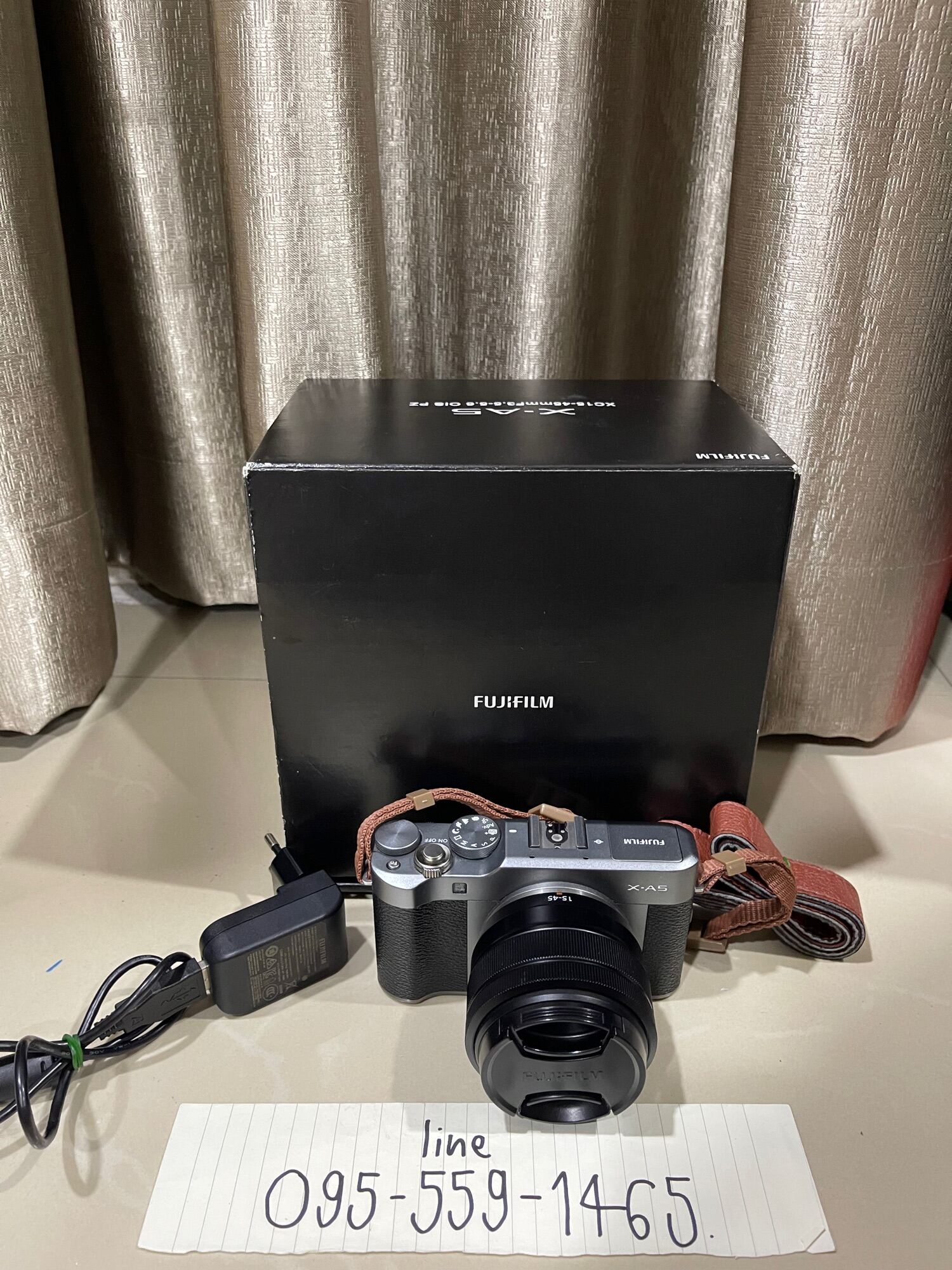 (สินค้ามือ2) กล้อง Fuji XA5 lens 15-45 WiFi selfie จอสัมผัส อุปกรณ์ -บอ ...