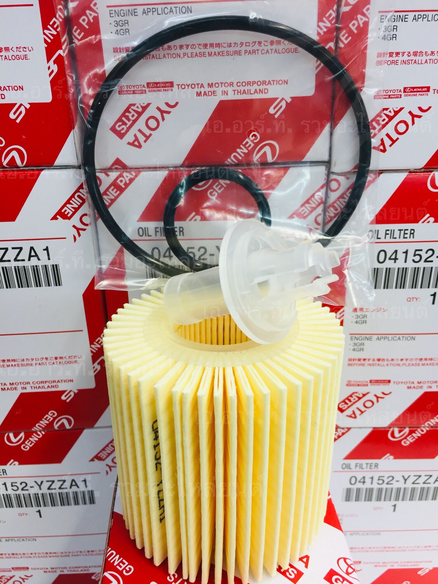 เกรดแท้!! 04152-YZZA1 ไส้กรองน้ำมันเครื่อง Toyota โตโยต้า กระดาษ แท้ ...