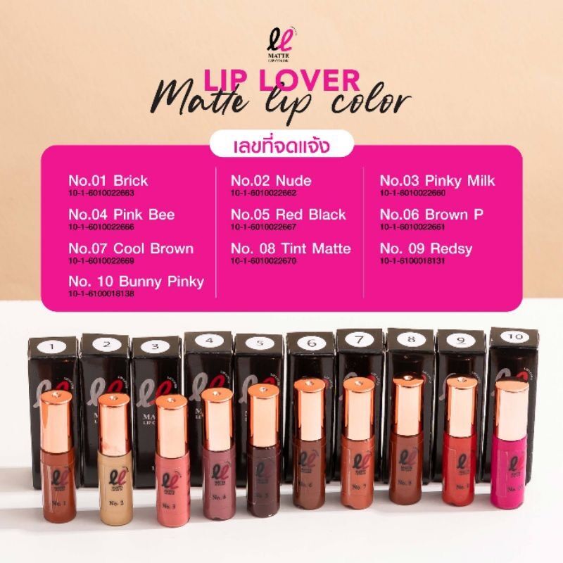 ลิปจิ๋ว ลิปเลิฟเวอร์ lips lover 1 ชิ้น - K.G.InterGroceries - ThaiPick