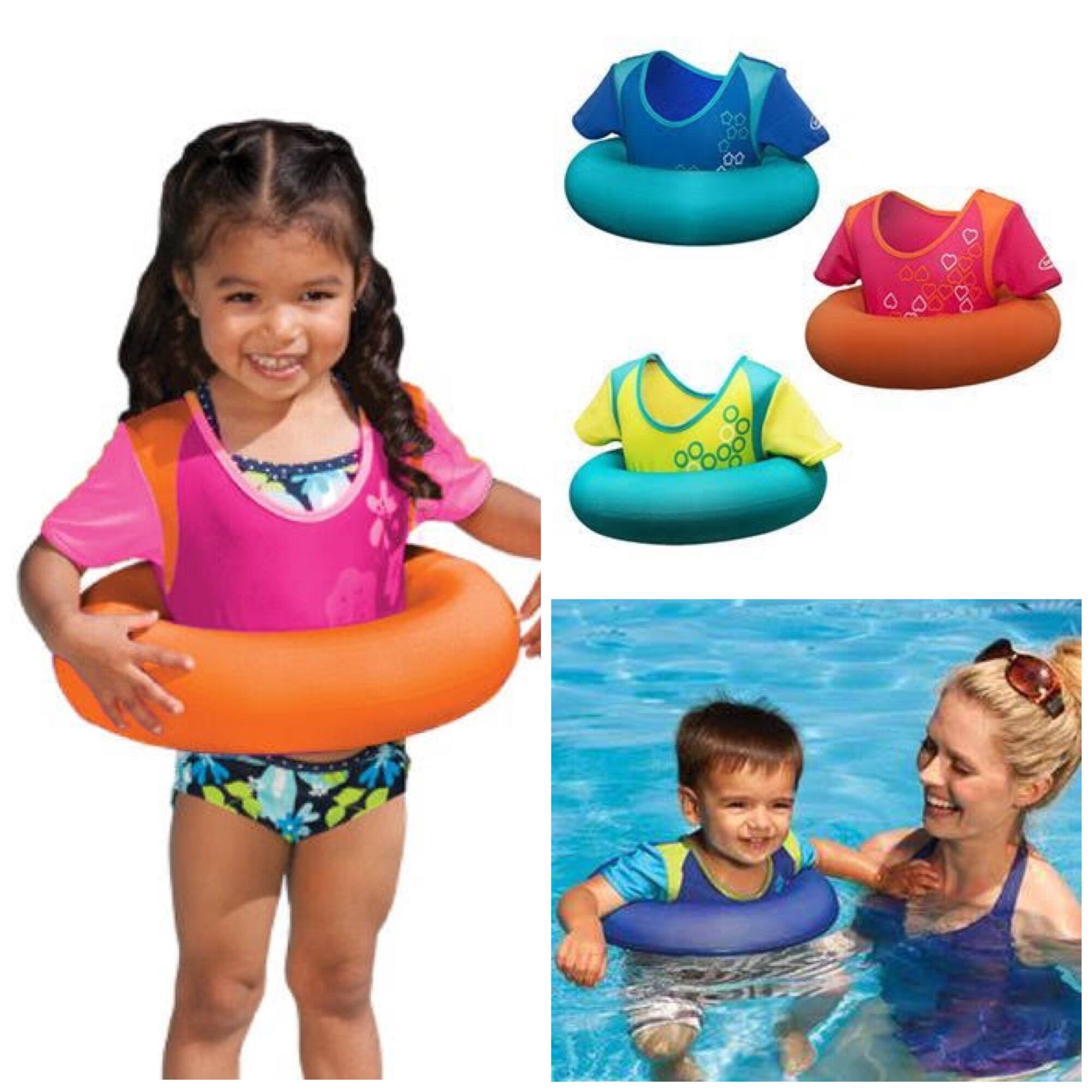 พร้อมส่ง เสื้อชูชีพพร้อมห่วงยางในตัว ยี่ห้อ The SwimWays Swim Sweater ...