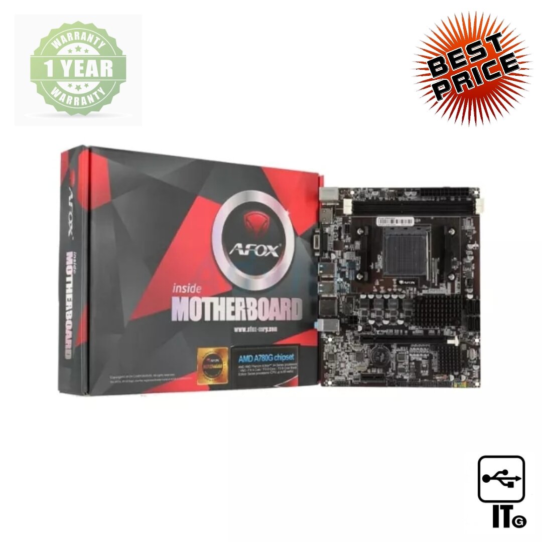 MAINBOARD (AM3+) AFOX A780S ประกัน 1Y เมนบอร์ด เมนบอด เมมบอด เมนบอร์ด ...