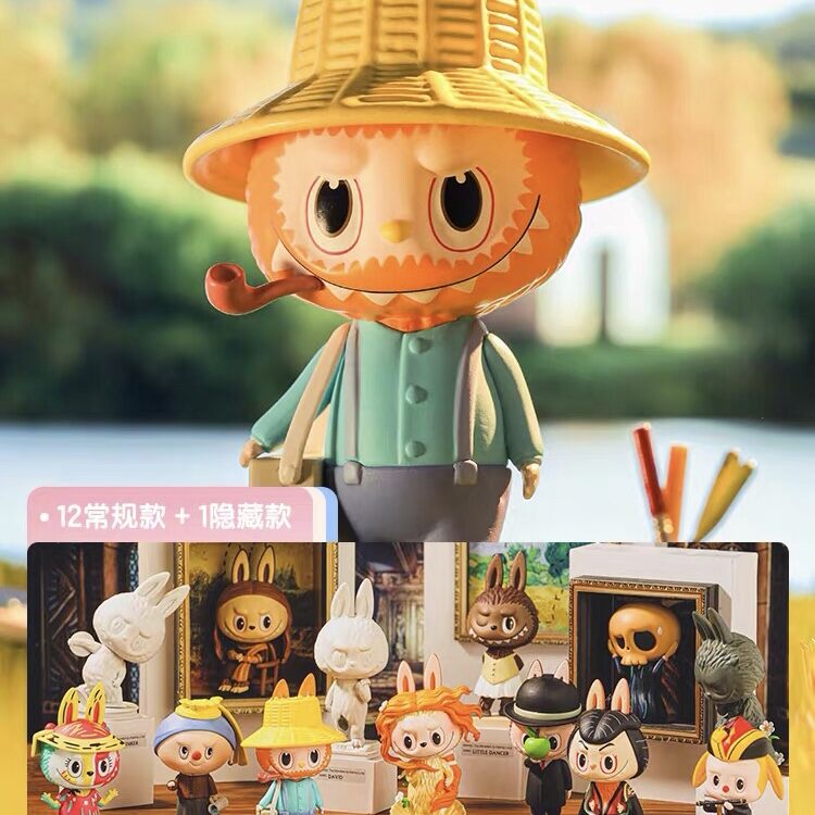 Popmart ฟองมาร์ท labubu เอลฟ์ซีรีส์ศิลปะกล่องตาบอดยอดนิยมตุ๊กตารุ่น ...