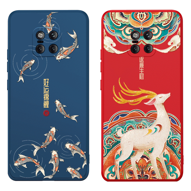 เคสเหมาะสำหรับ A10 Huawei mate20pro 20x เคสป้องกันสไตล์จีน mete20m ขอบ ...