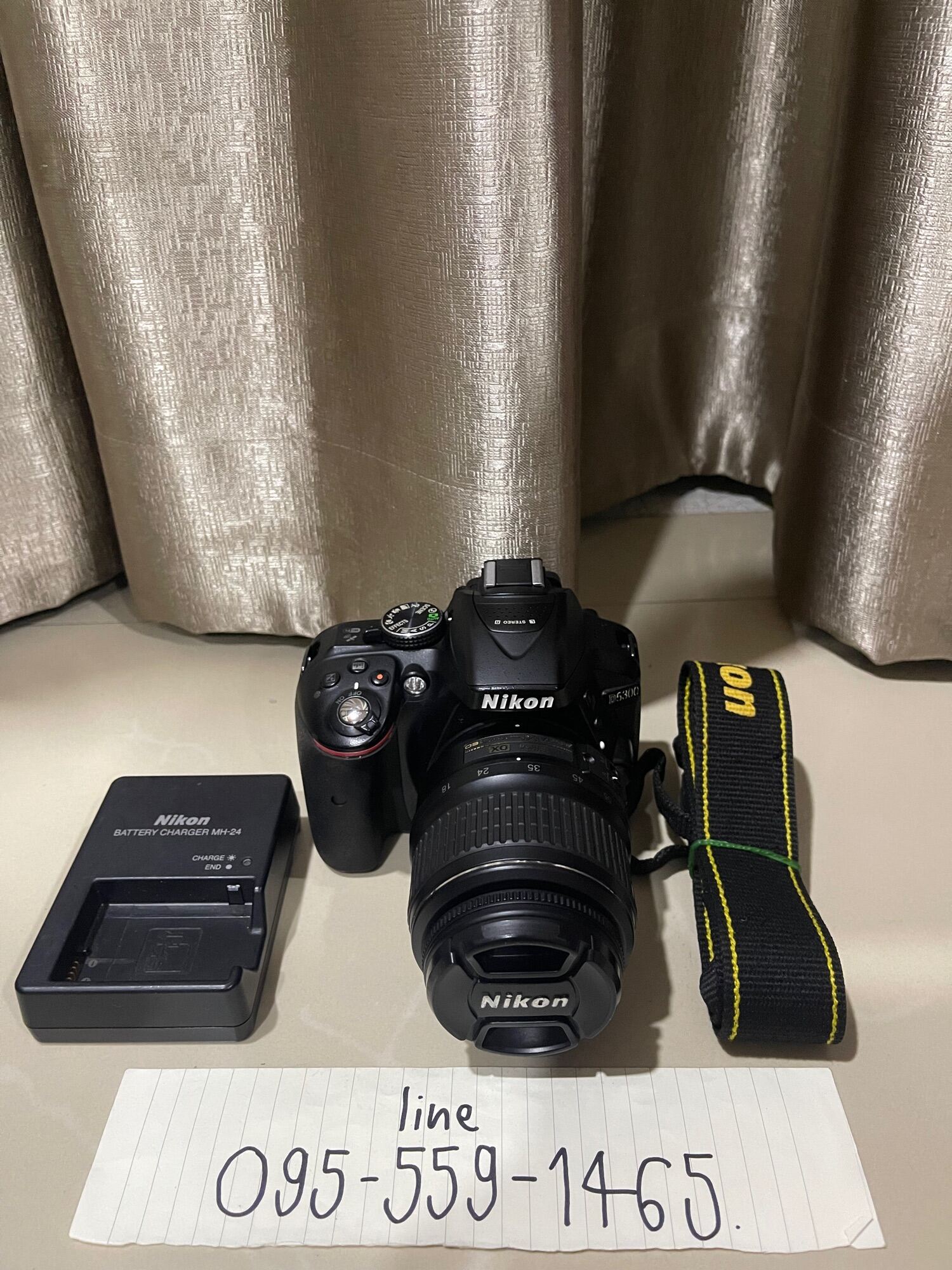 (สินค้ามือ2) กล้อง Nikon D5300 พร้อมอุปกรณ์ wifi ชัตเตอร์ 2 หมื่น จอพลิกได้ อุปกรณ์ -บอดี้กล้อง ...