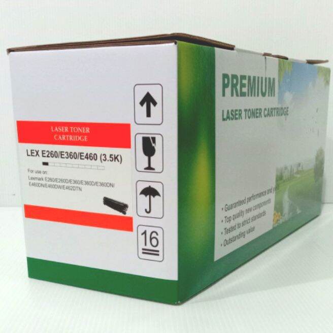 หมึกเลเซอร์ LEX E260/E260D/E360/E360D/E360DN/E460DN/E460DW/E462DTN - TonerCartridgePremium ...