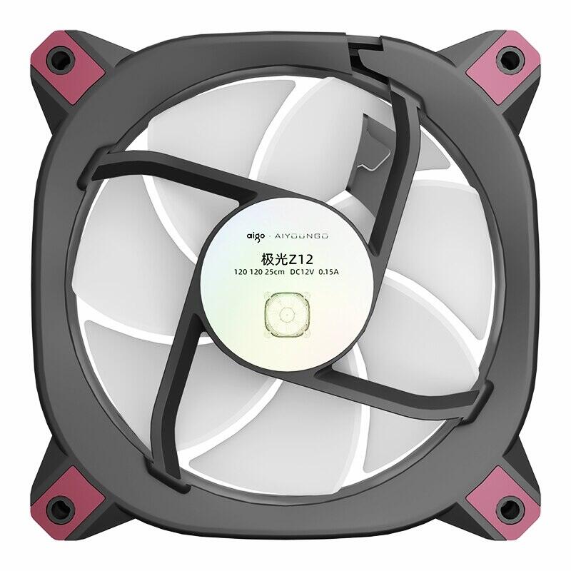 Aigo พัดลมเคสคอมพิวเตอร์ Z12 Reverse ventoinha PC 120mm RGB พัดลมเย็น ...