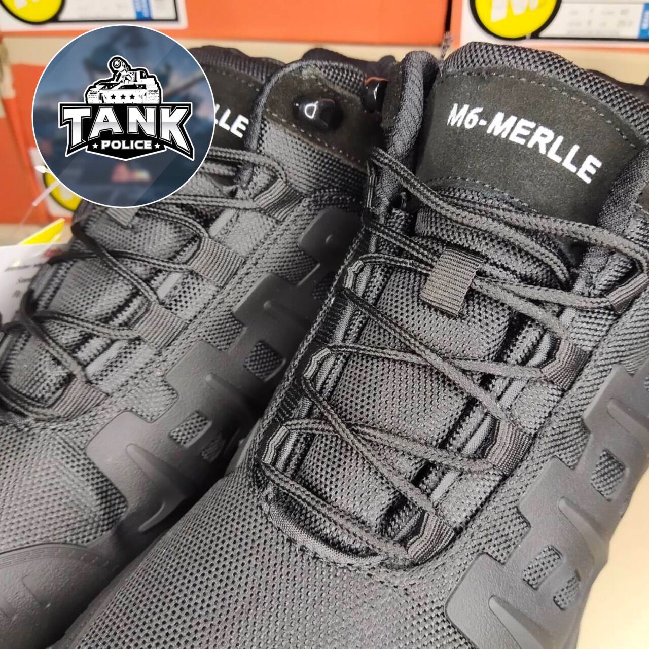 รองเท้ายุทธวิธี รองเท้า M6-MERLLE สีดำ - Tankpolice - ThaiPick
