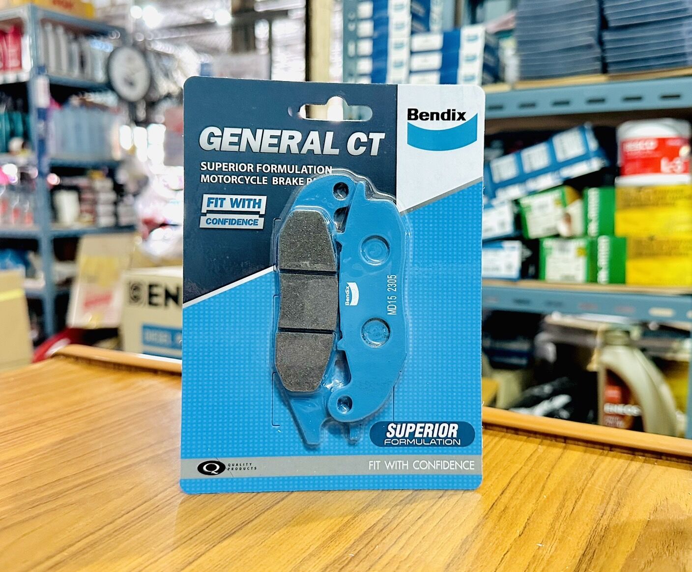 ผ้าเบรค Bendix (ของแท้) MD15 (หน้า) สำหรับ Honda Sonic new,Spacy125 ...
