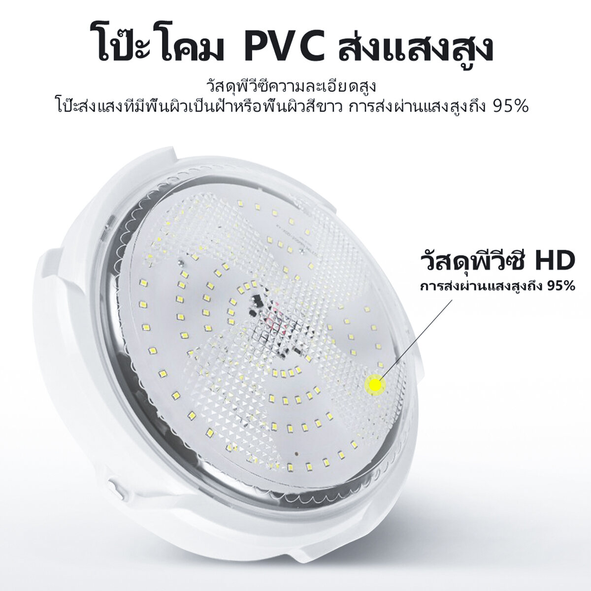 CHAROEN โคมไฟห้อยเพดาน 90w 150w 300w 400w 800w โคมไฟเพดาน ไฟเพดานโซล่าเซลล์ Solar cell ไฟเพดาน ...