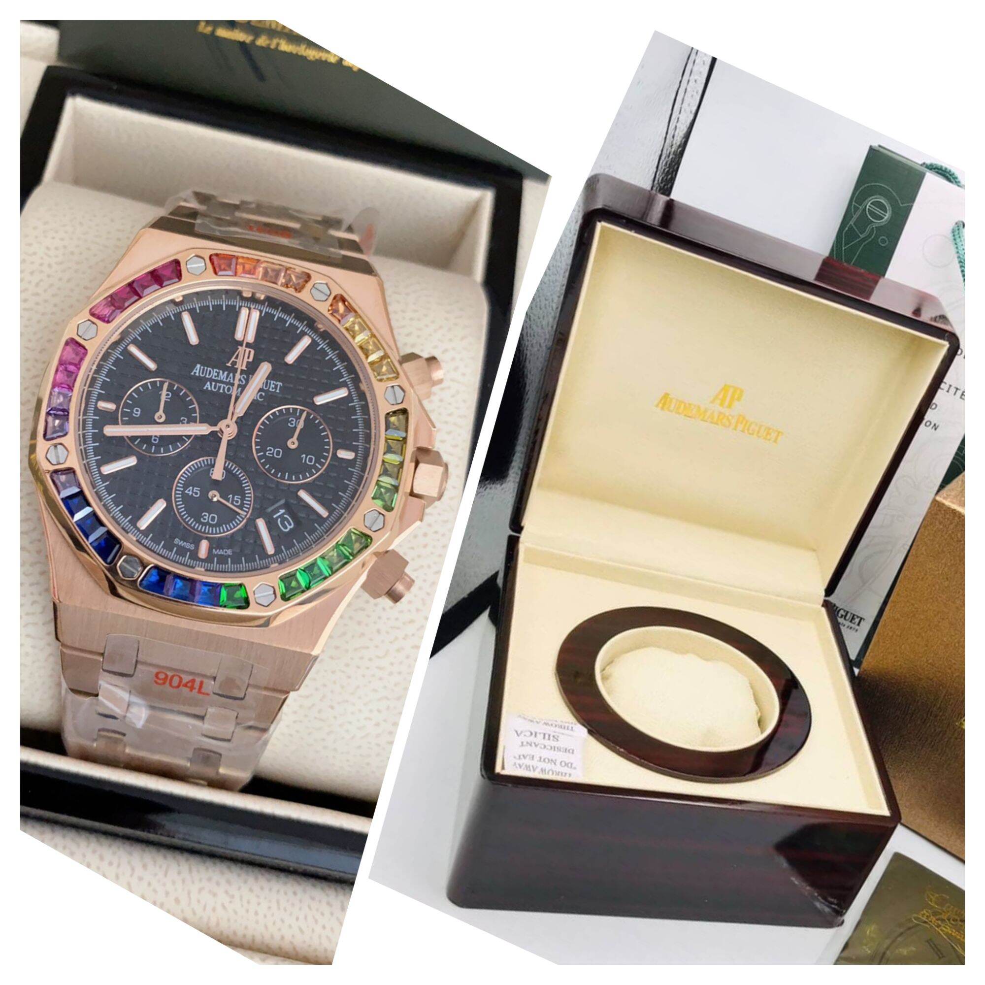 นาฬิกาผู้ชายAudémars*Pîguet#AP( Quartz ,Stop watch function,Stainless ...