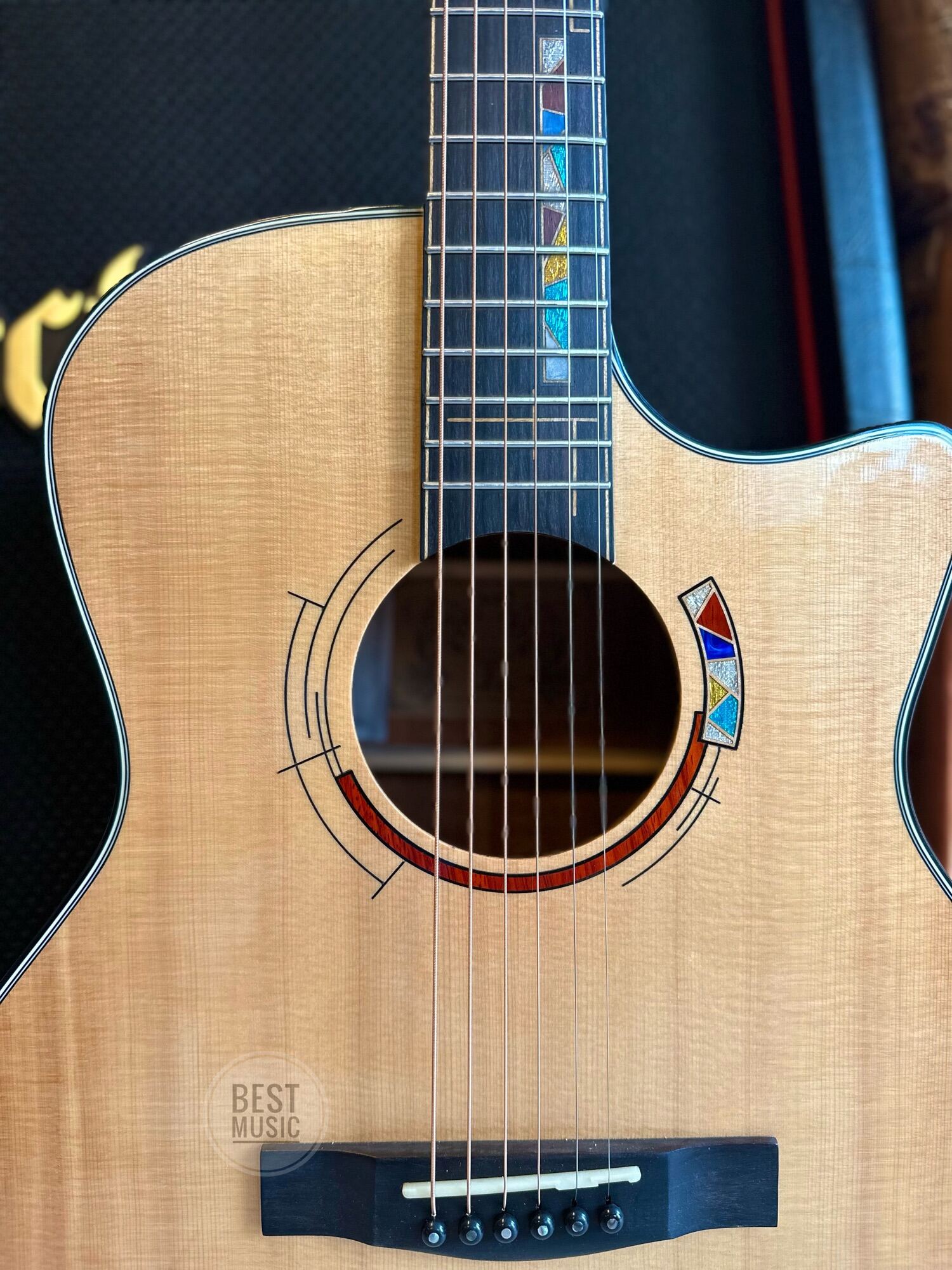 Tiger-Rogen Phantom series Acoustic Guitar wGig bag - Best music - ThaiPick