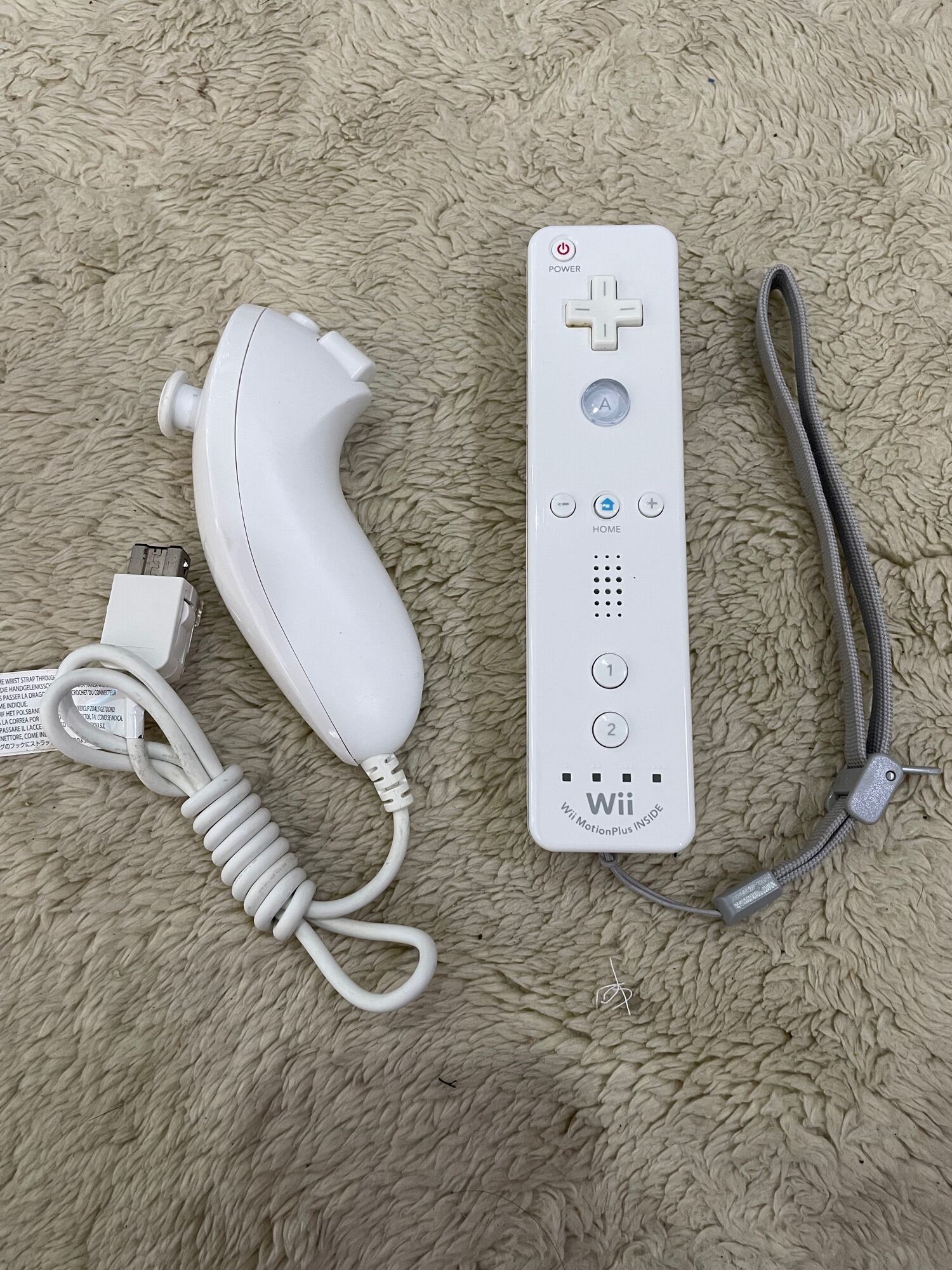 Wii remote motionplus inside+nunchuck (original) ของแท้สภาพสวย | Lazada ...