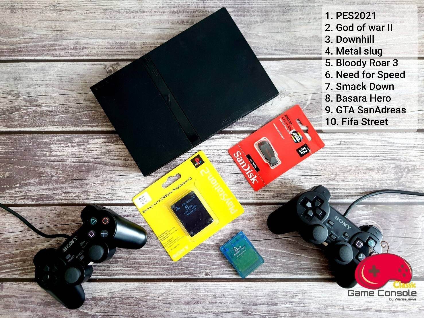 SET PS2 Slim เล่นเกมผ่านแฟลสไดร์เท่านั้น มีเกม PS2 ให้เลือก หรือ ทาง ...