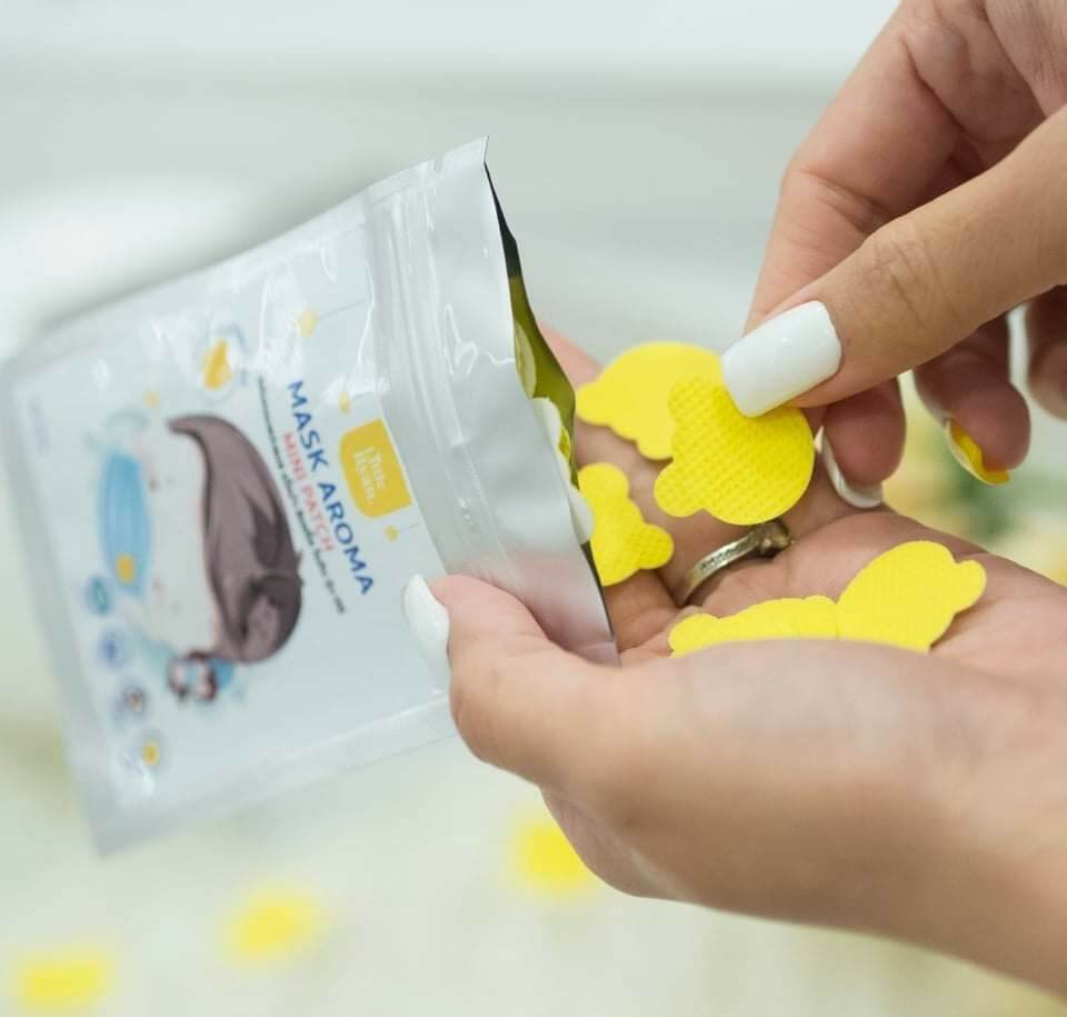 พร้อมส่ง แผ่นหอมติดแมส Little Ryan Mask Aroma Patch (มินิไซส์)30 ชิ้น ...
