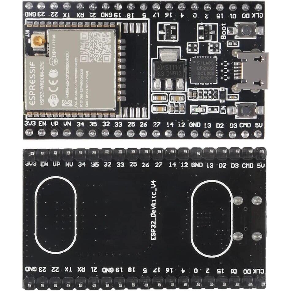 บอร์ดพัฒนา ESP32 ESP32-DevKitC คอร์บอร์ด ESP32-WROOM-32D ESP32-WROOM-32U บอร์ดพัฒนาบลูทูธ Wi-Fi ...
