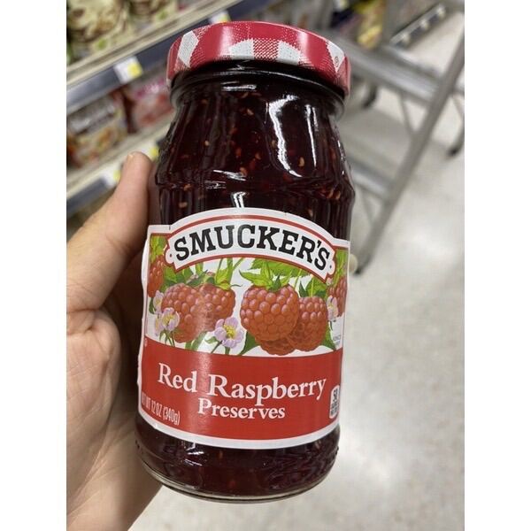 แยม ราสเบอร์รี่ ของสมัคเกอร์ส 340 G. Smucker’s Red Raspberry Preserves ...