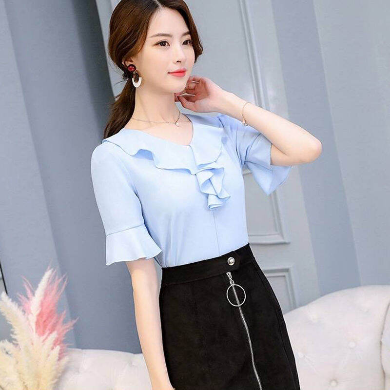 [Taobao]เสื้อชีฟอง เสื้อแขนกระดิ่งไซส์ใหญ่ - Taobao Collection - ThaiPick