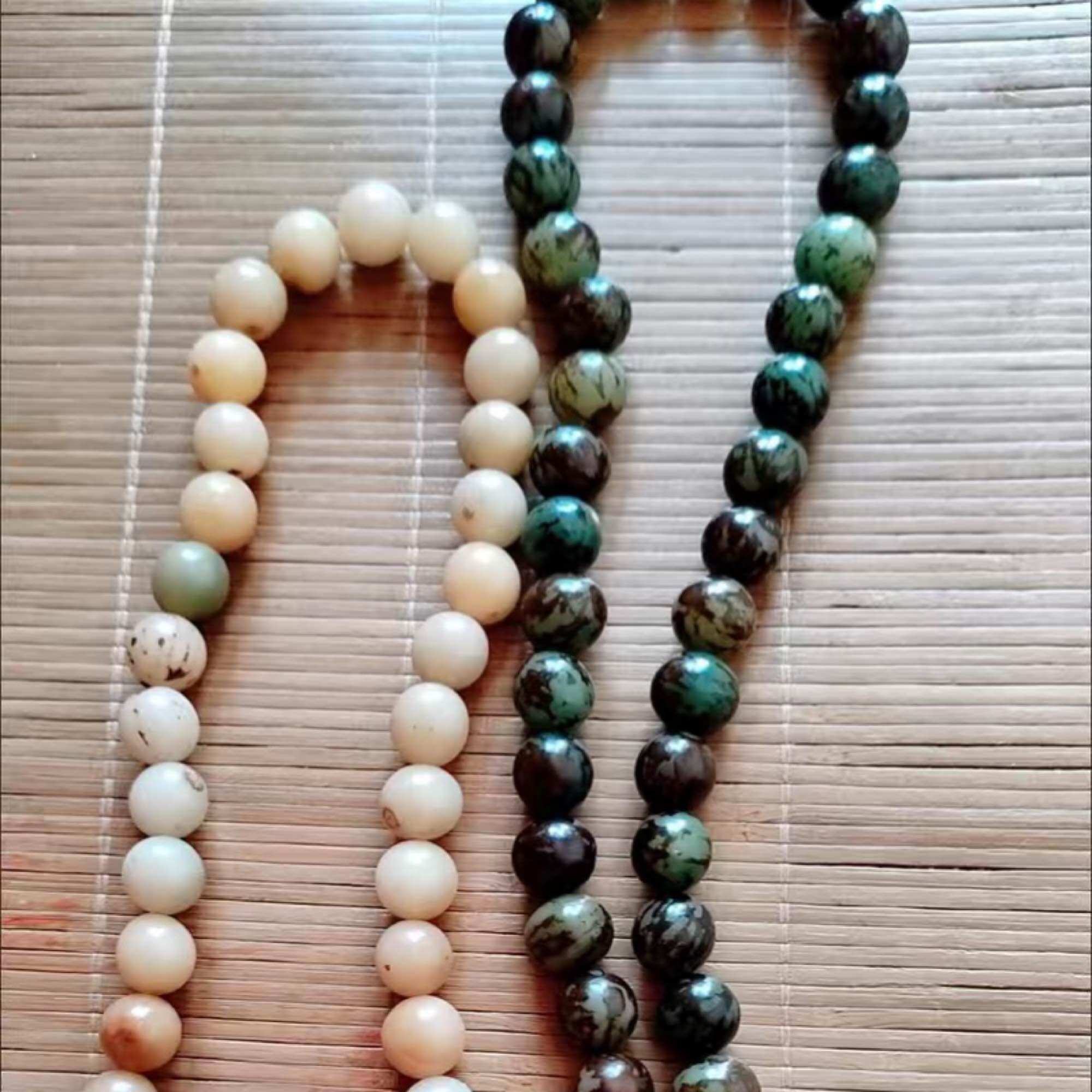 เมล็ดโพธิ์ธรรมชาติ 50g สำหรับทำสร้อยข้อมือสร้อยคอ เจาะแล้ว Natural ...