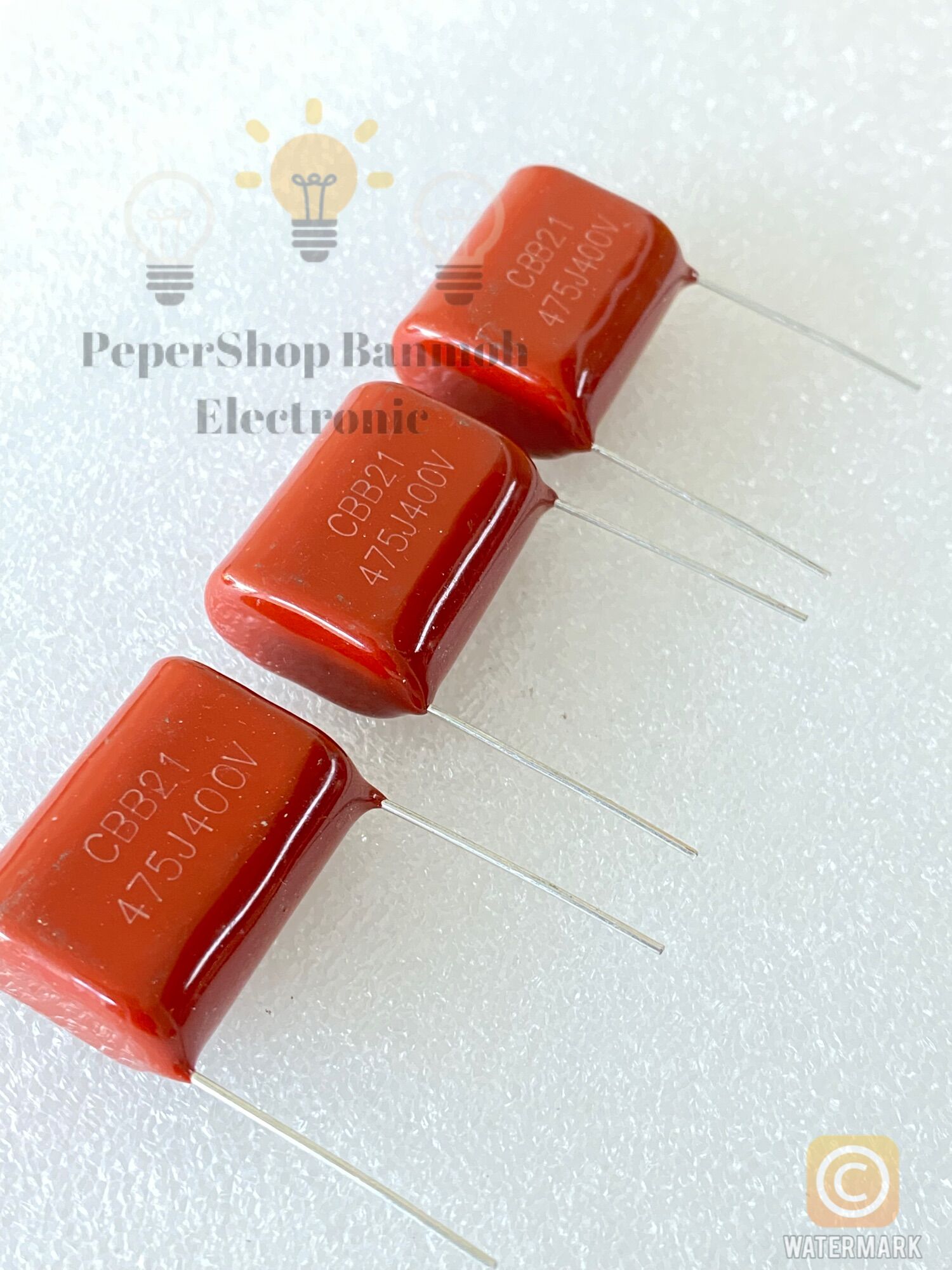 (แพ็ค1ตัว/5ตัว/10ตัว) 475J400V 4.7UF 400V 400V475J คาปาซิเตอร์ไมล่า4 ...