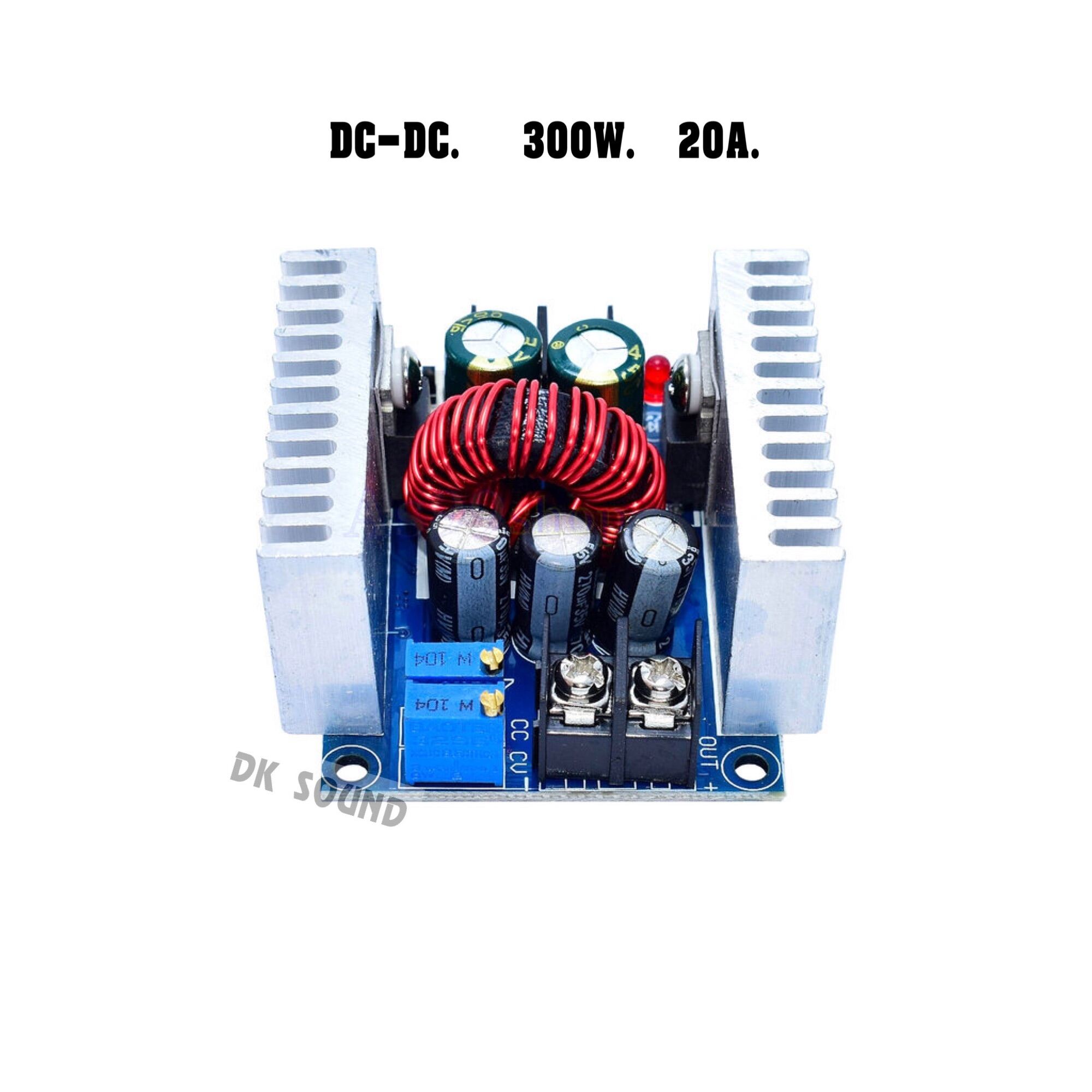 DC-DC 20A 300W Power ModuleDC 6-40V to 1.2-35 VDC continuously adjustable(Step-down) สเต็ปอัฟ ...