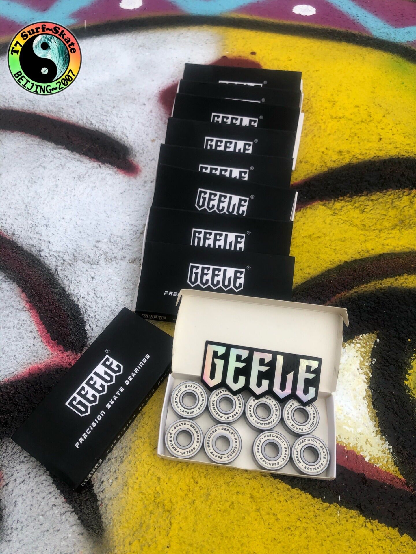 geele surf skateboard precision bearings แบริง geele skate bearings แบ ...