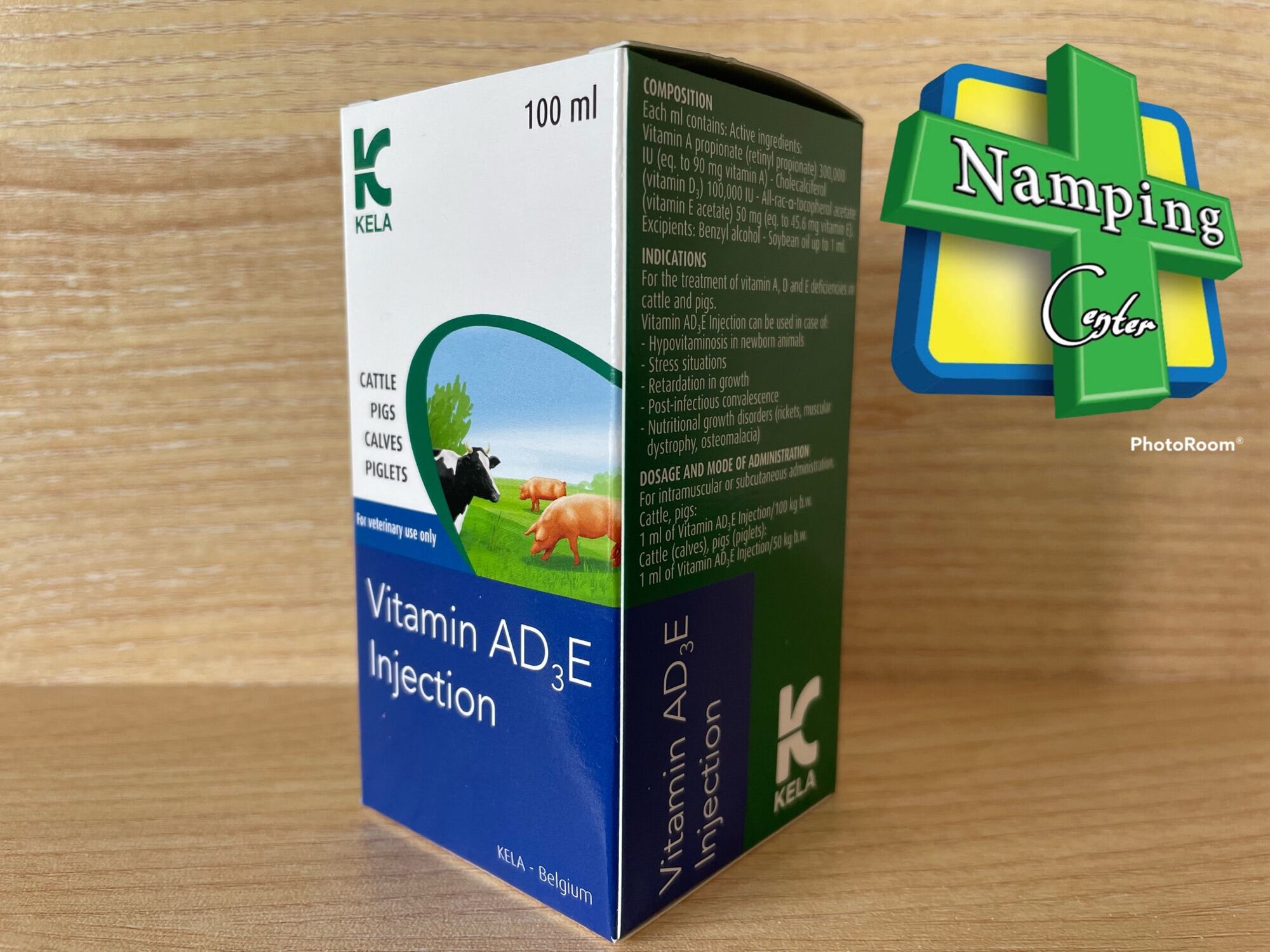 AD3E Kela (ของนอก) เอดี3อี คีล่า วิตามินบำรุงสำหรับสัตว์ - น้ำปิง ...