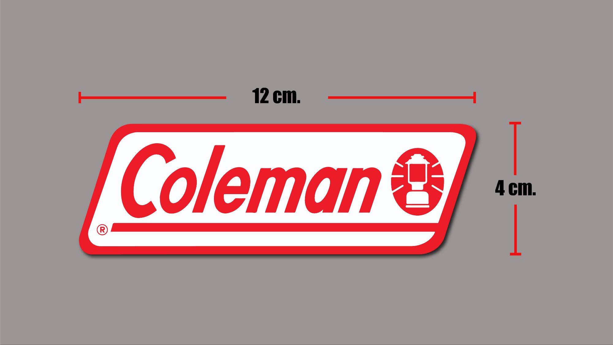 sticker coleman สติกเกอร์โคลแมน สติกเกอร์แคมปิ้ง งานพิมพ์ดีที่สุด ...