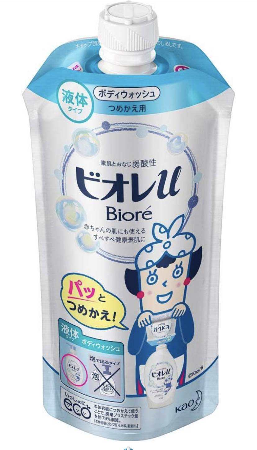 Biore U Body Wash refill 340 ml. นำเข้าจากญี่ปุ่น | Lazada.co.th