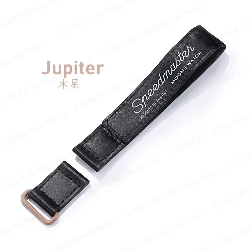 20มม. สำหรับ Omega X สำหรับ SWATCH PU สายนาฬิกาหนัง moonswatch ร่วม ...