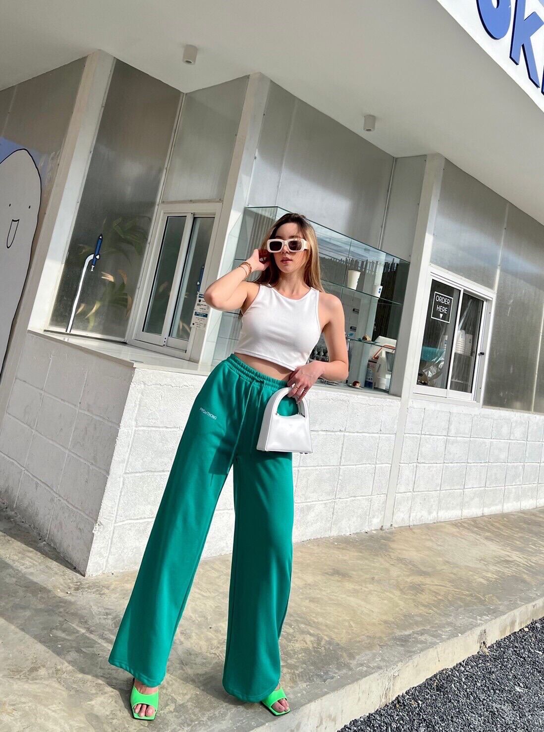 กางเกงวอร์มขายาว แบบดิว งาน Official PROMTHONG sporty pant - Punnyy ...