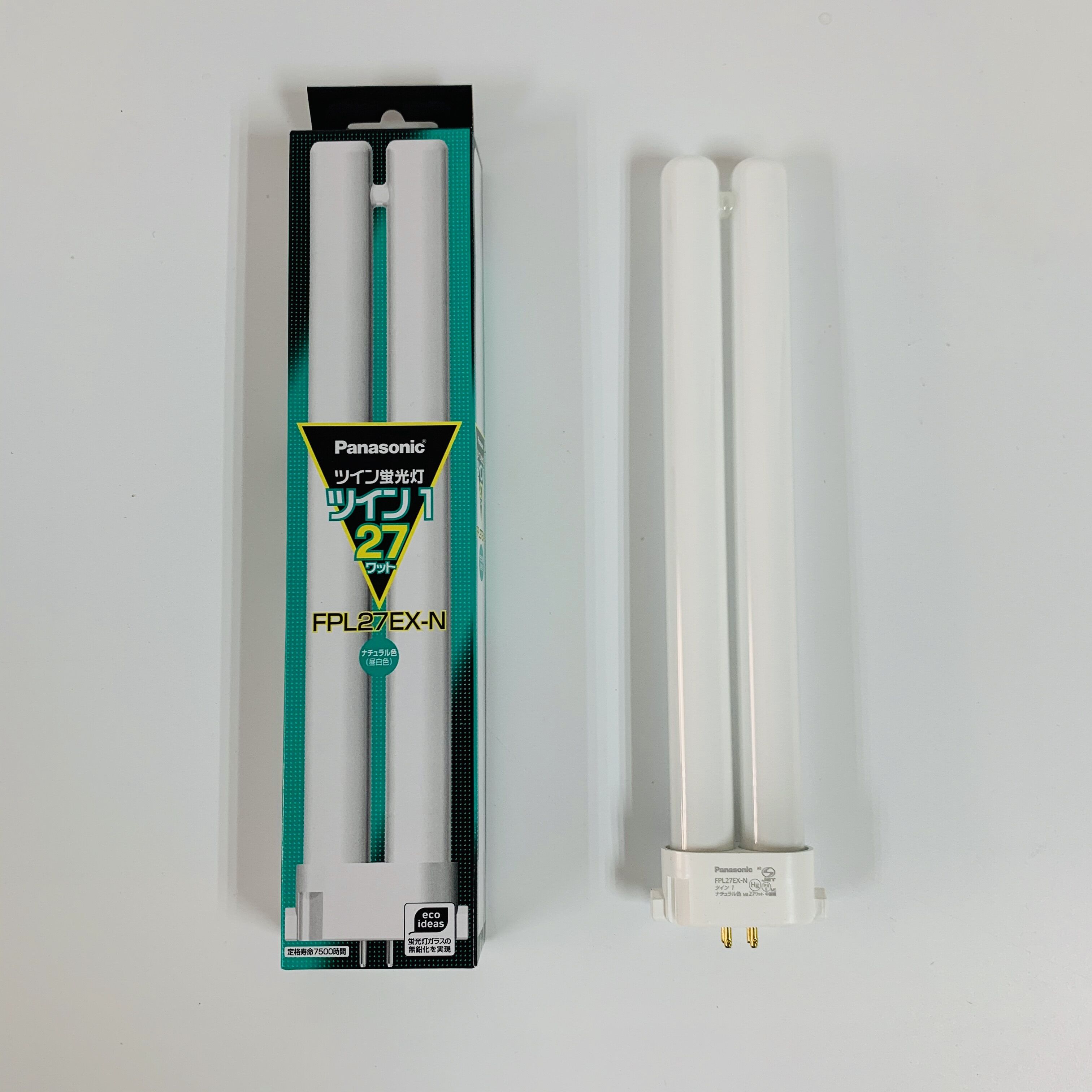 ถนอมสายตาพานาโซนิค FPL27EX-N หลอดเดี่ยวทรง H สี่เหลี่ยมสี่เข็ม5000k ...