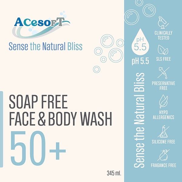 AcesofT (อาเซซอฟต์) ผลิตภัณฑ์อาบน้ำทำความสะอาดผิวหน้าและผิวกาย เหมาะ ...