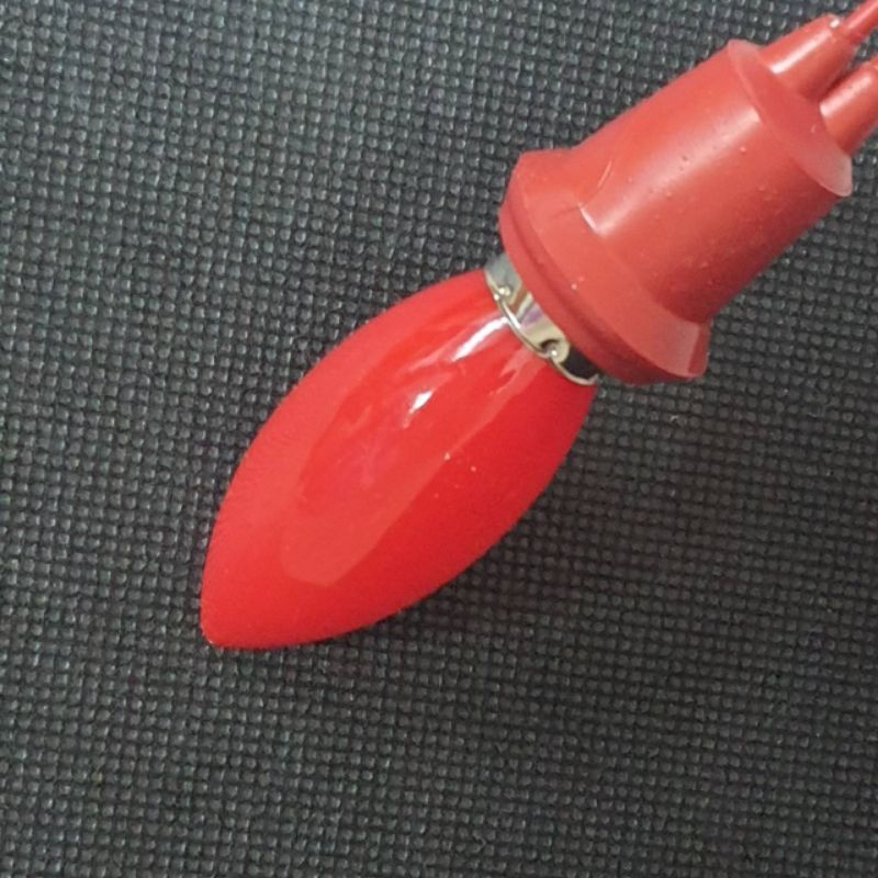 (แพคคู่=2ดวง) หลอดไฟศาลเจ้า LED E12 220V 1W ทรงยาว สีแดง - SKY_Electric - ThaiPick