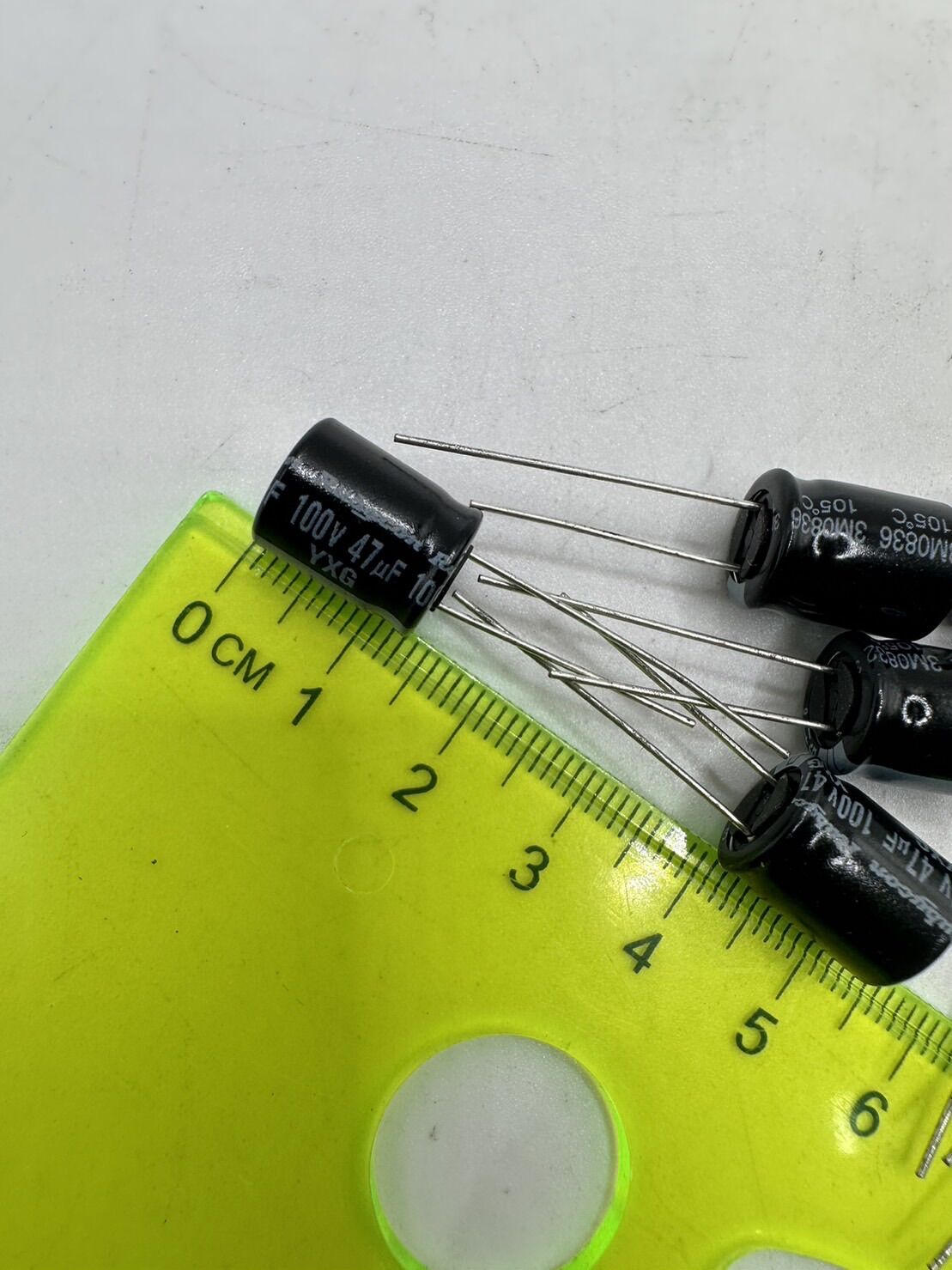 ตัวเก็บประจุ 47uf 100V 47uf 47ไมโคร ขา capacitor (แพ็ค 5 ตัว )📌📌📌 ...