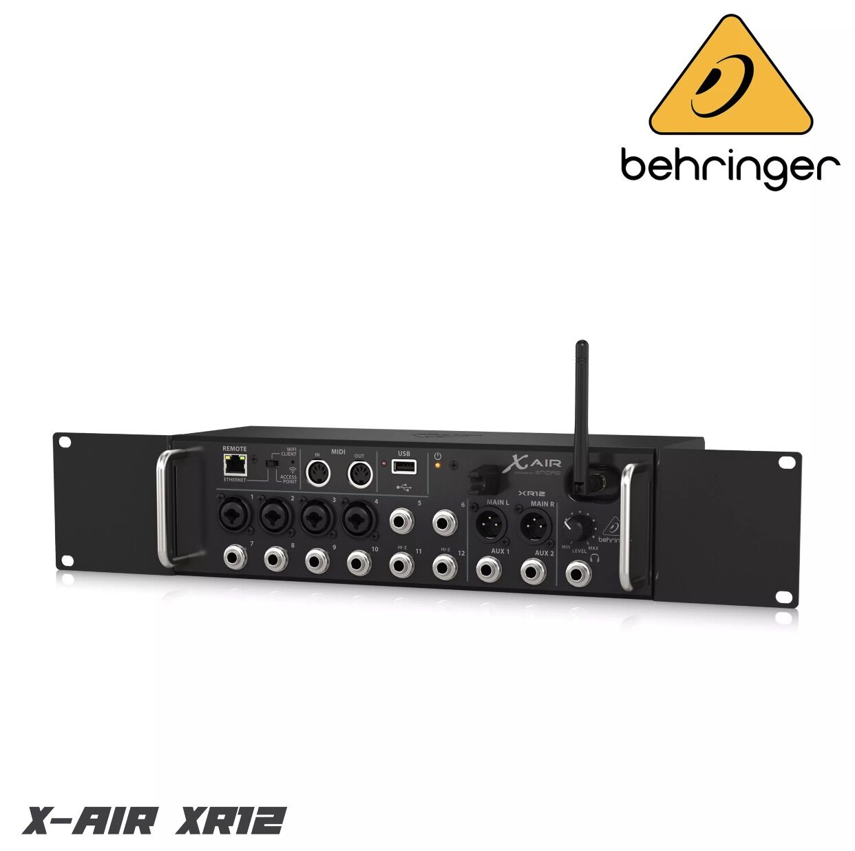 BEHRINGER X AIR XR12 มิกเซอร์ดิจิตอล 12 ชาแนล 4 ไมค์ มาพร้อมเทคโนโลยีป ...