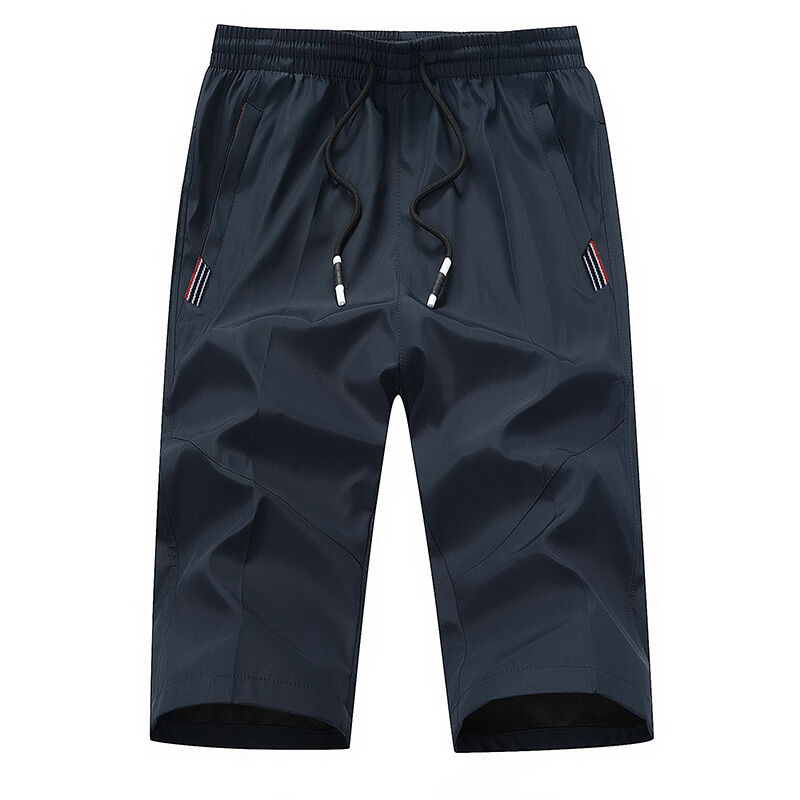 Capri Pants Men's Casual Pants Athletic Pants Summer Running Loose-Fit ...