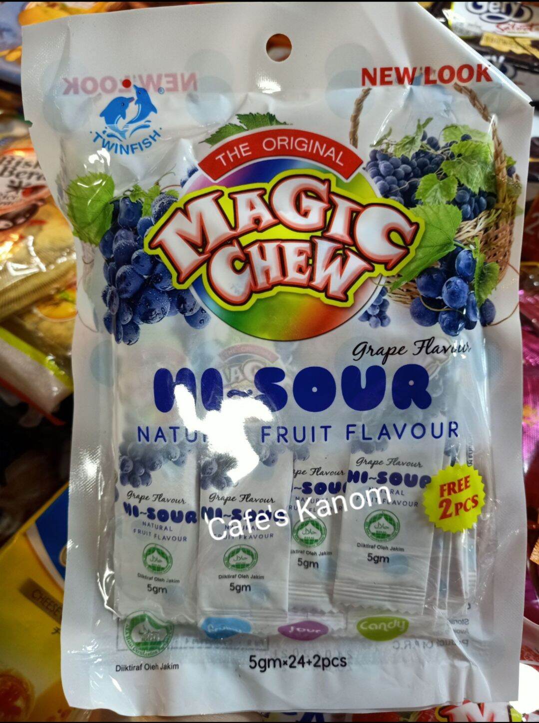 ลูกอมเคี้ยวหนึบ The Original Magic Chew ลูกอมหนึบรสผลไม้ กลิ่นหอม รส ...