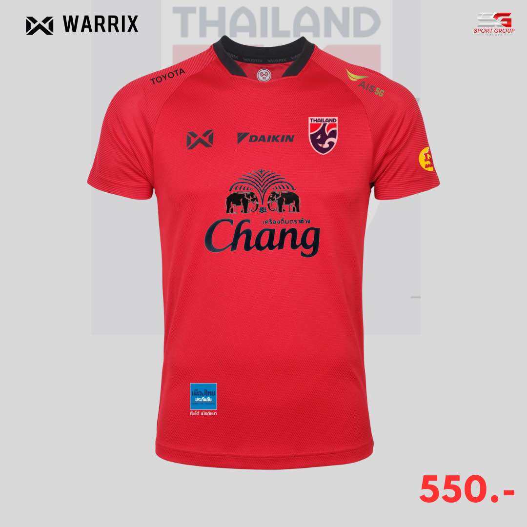 WARRIX เสื้อซ้อมทีมชาติไทย เสื้อกีฬา WARIX DIY CHANGSUEK Full Sponsor ...