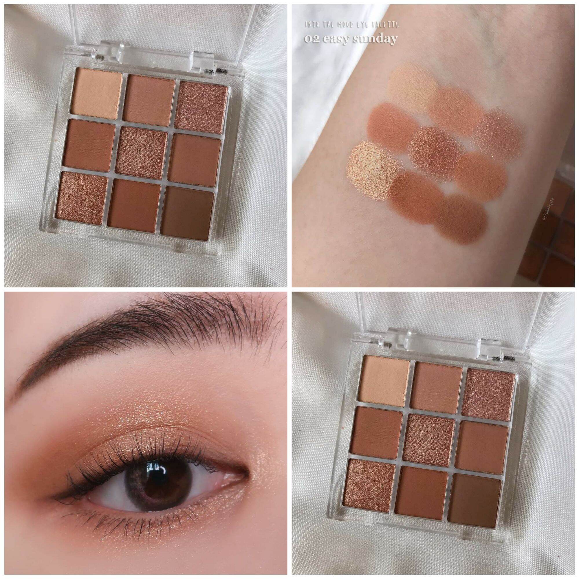 MEILINDA Mood Mellow Eye Palette 9 อายแชโดว์ พาเลทท์ ช่องสีในตลับ 5.85g ...