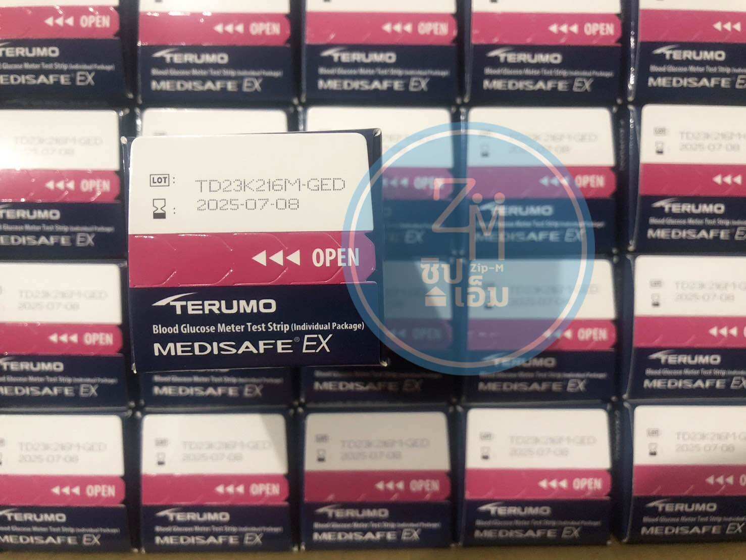 แผ่นตรวจน้ำตาล EX Terumo แท้ 1000(exp08.07.2025) ย้ำว่า 2025 มีกัน ...