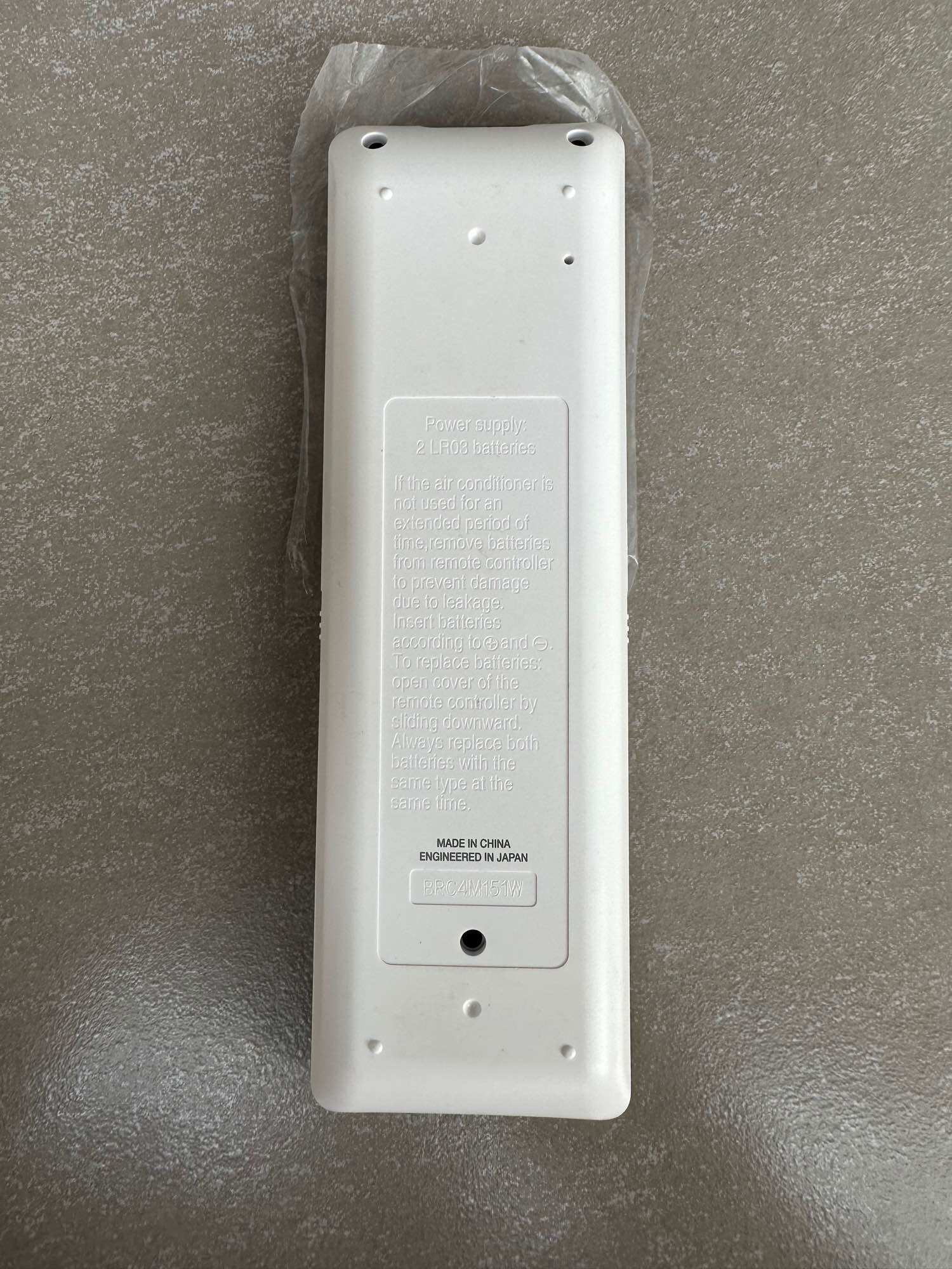 รีโมทแอร์Daikin แท้ BRC4M151W - Refrig&AC - ThaiPick